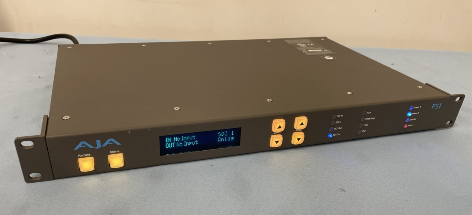 AJA FS1 Universal Frame Synchronizer / Broadcast & Post Video Format C – LPAV