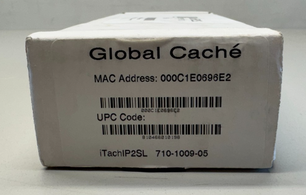 Global Cache ITach IP2SL TCP/IP to Serial Converter – LPAV