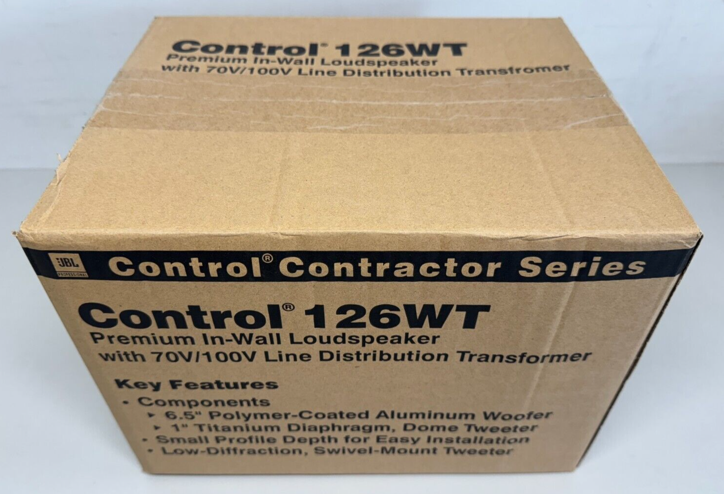 JBL Control 126WT In-Wall 6.5" In-Wall Loudspeaker w 70V/100V Transfor – LPAV