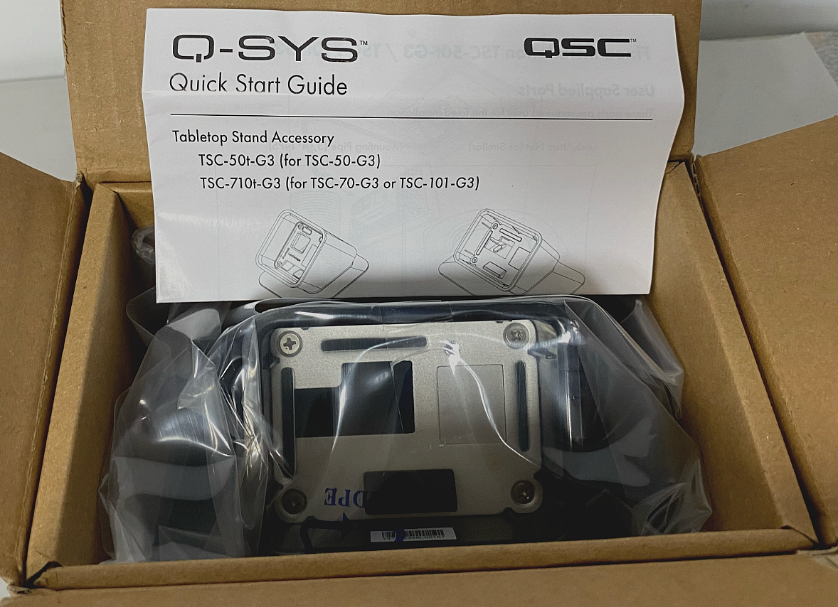 QSC Q-SYS TSC-710T-G3 Touch Screen Stand Accessory – LPAV