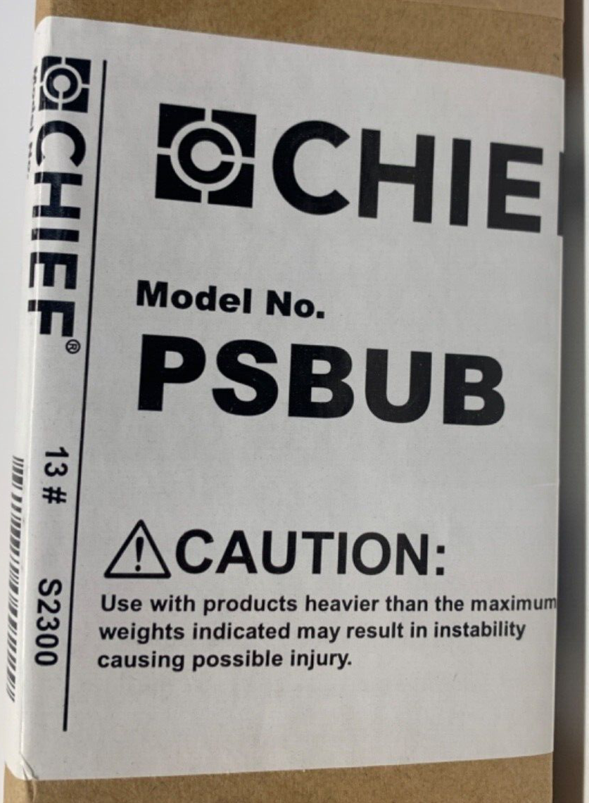 CHIEF PSBUB, Universal-Flat Panel-Interface-Bracket (Black) – LPAV