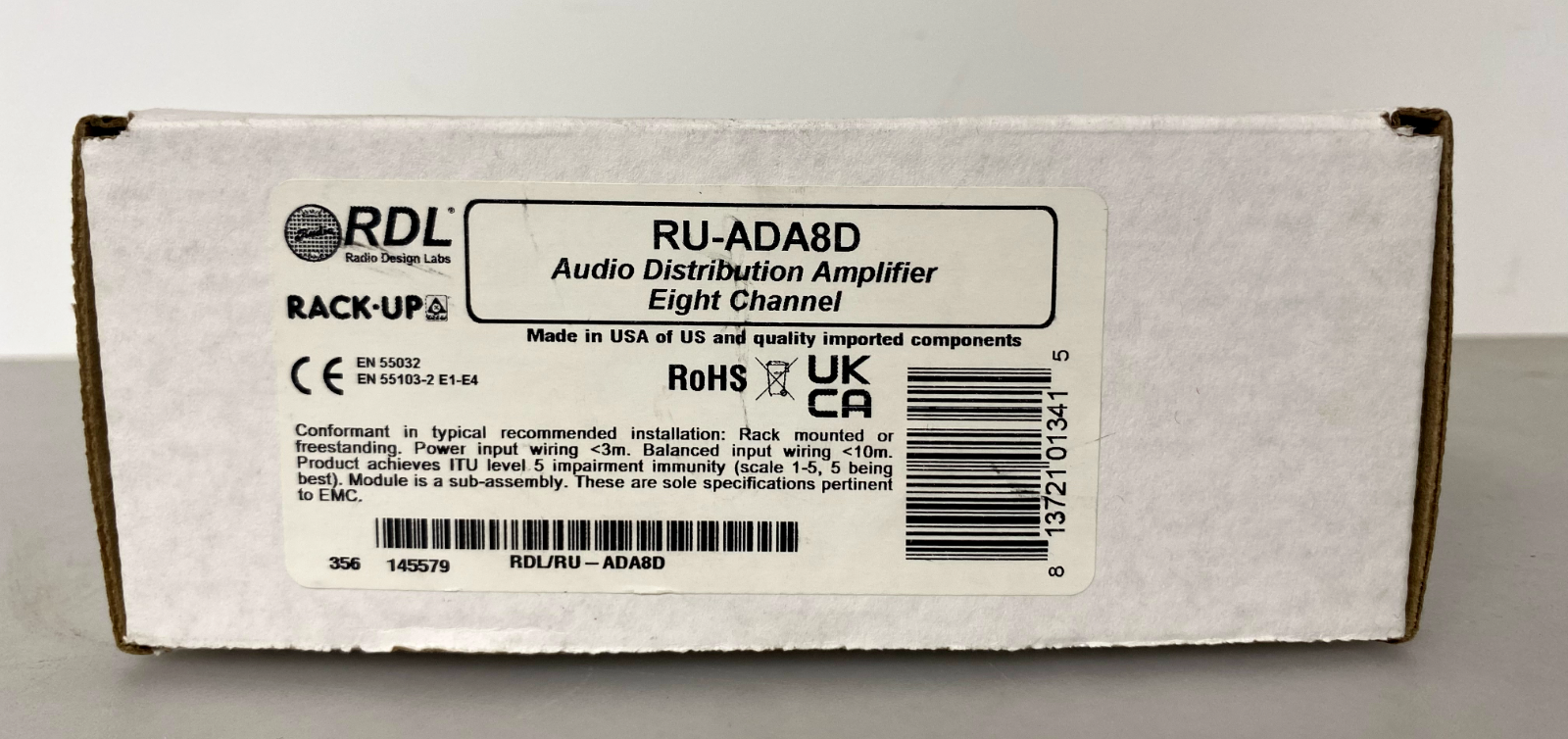 RDL RU-ADA8D Audio Distribution Amplifier – LPAV