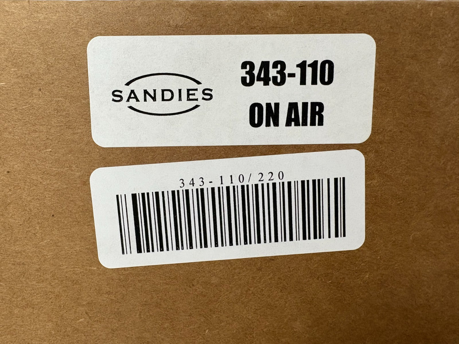 Sandies 343-110 Three-Sided ON AIR Light w/ LEDs (110 VAC to 12 VDC LE ...
