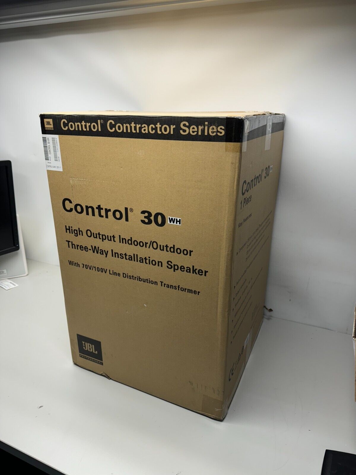 JBL Control 30 WH Three-Way Passive Indoor/Outdoor Monitor Speaker 70 ...