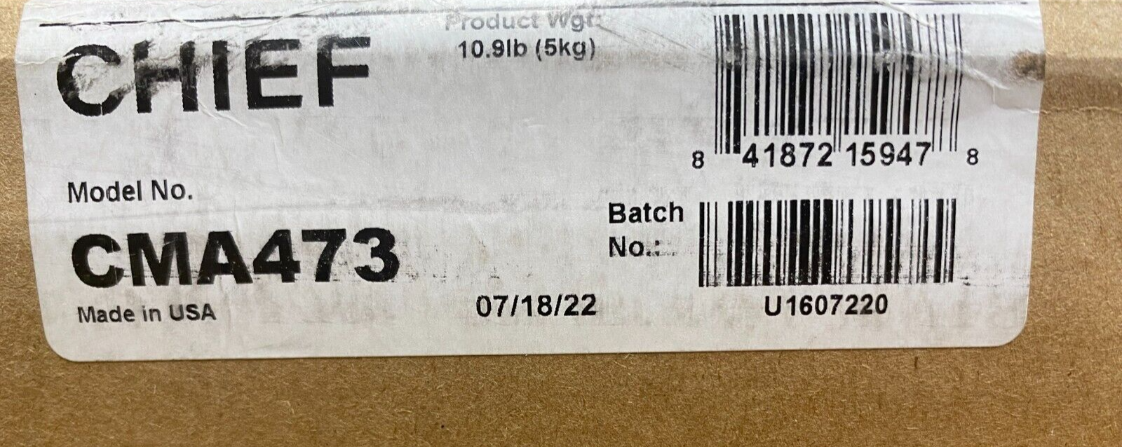 Chief CMA473 Plenum Rated Storage Box – LPAV