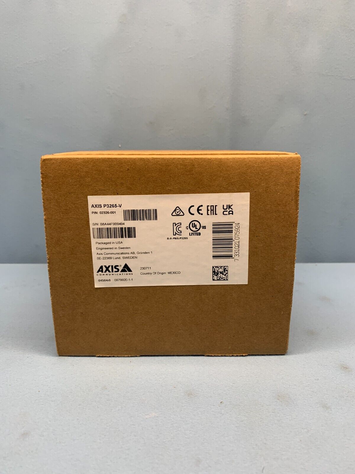 Axis P3265-V 2MP Network Dome Camera with 3.4-8.9mm Lens (02326-001) – LPAV