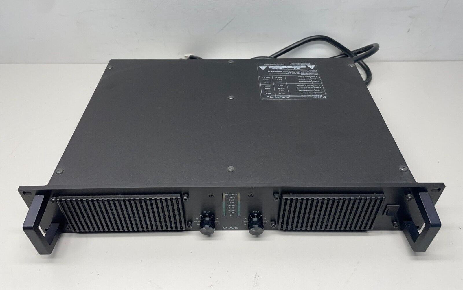 Lab Gruppen fP 2600 Power Amplifier 2600 Watt Rackmount Amp – LPAV