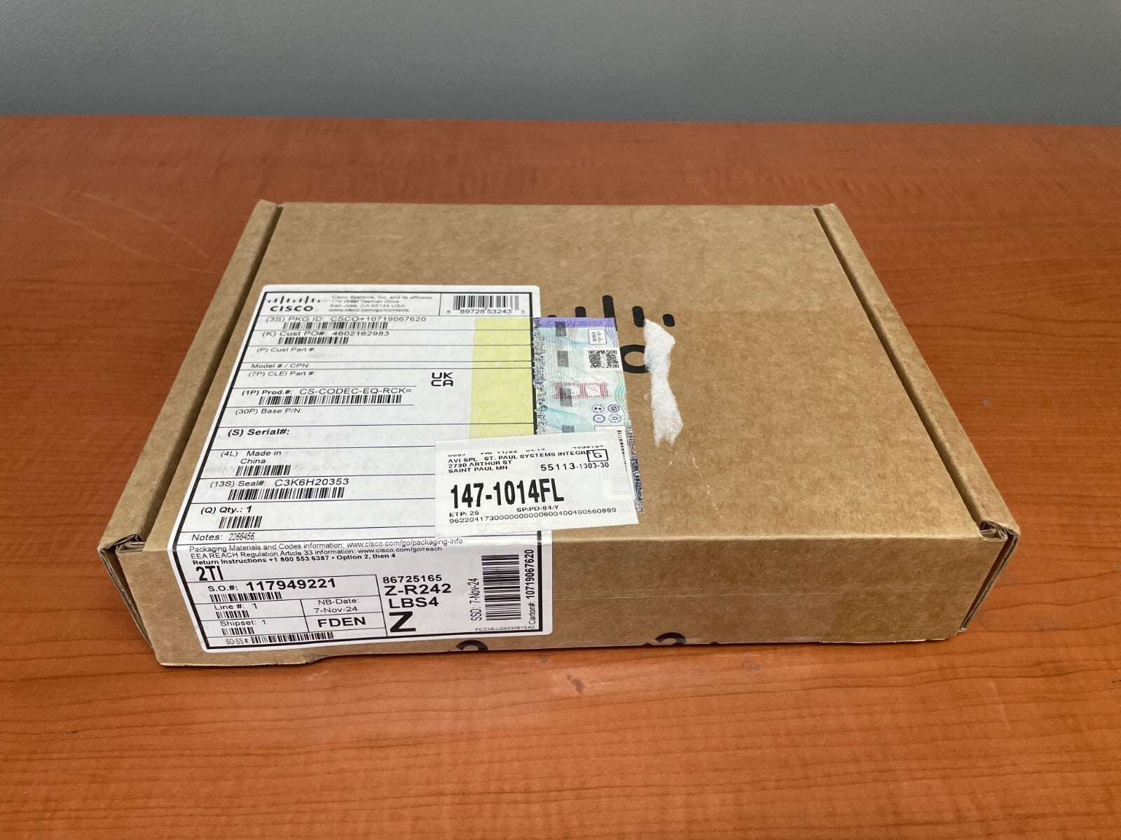 Cisco Rack Ears for The Codec EQ CS-CODEC-EQ-RCK= – LPAV