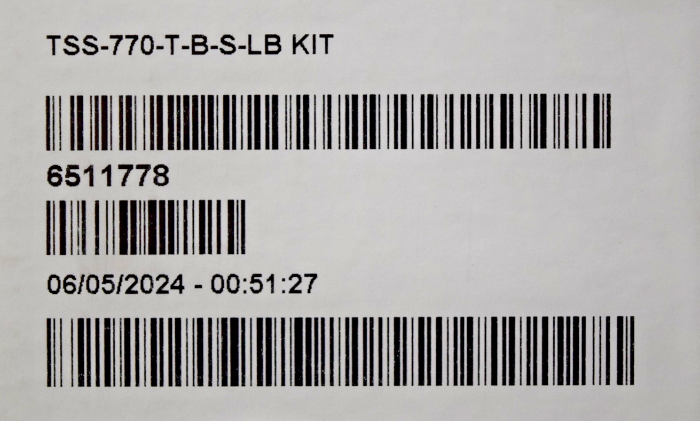 Crestron TSS-770-T-B-S-LB KIT Scheduling Touch Screen / Microsoft Team ...