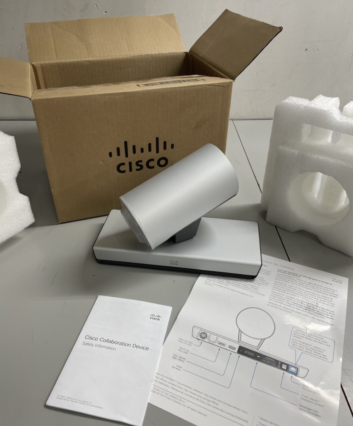 Cisco CTS-CAM-P60 V02 Precision 60 Pan-Tilt-Zoom TelePresence Camera T ...