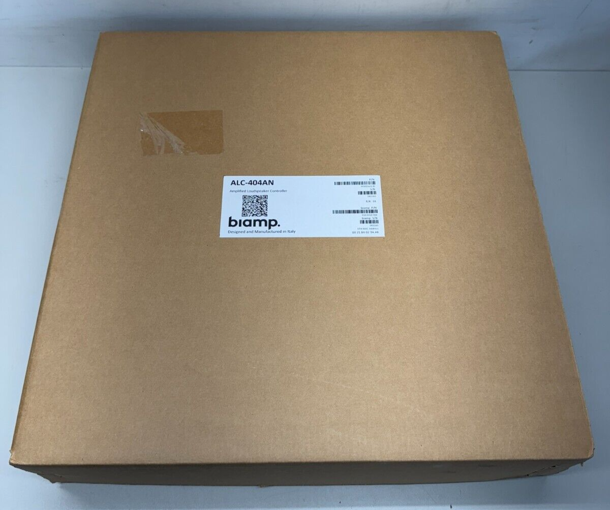 BIAMP ALC-404AN Amplified Loudspeaker Controller 4 Channels 400W, DSP ...