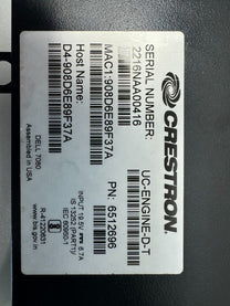 Crestron UC-ENGINE-D-T W/ HD-CONV-USB-260 & Power Supply and Adaptor ...