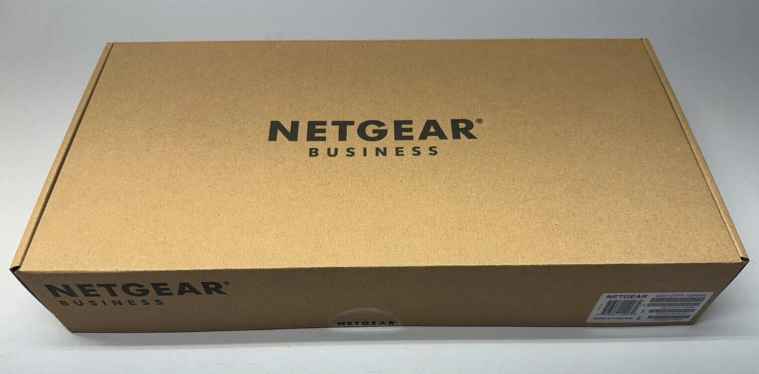 Netgear GS510TPP-100NAS ProSAFE 8-Port Gigabit PoE+ Smart Switch w/ 2 ...