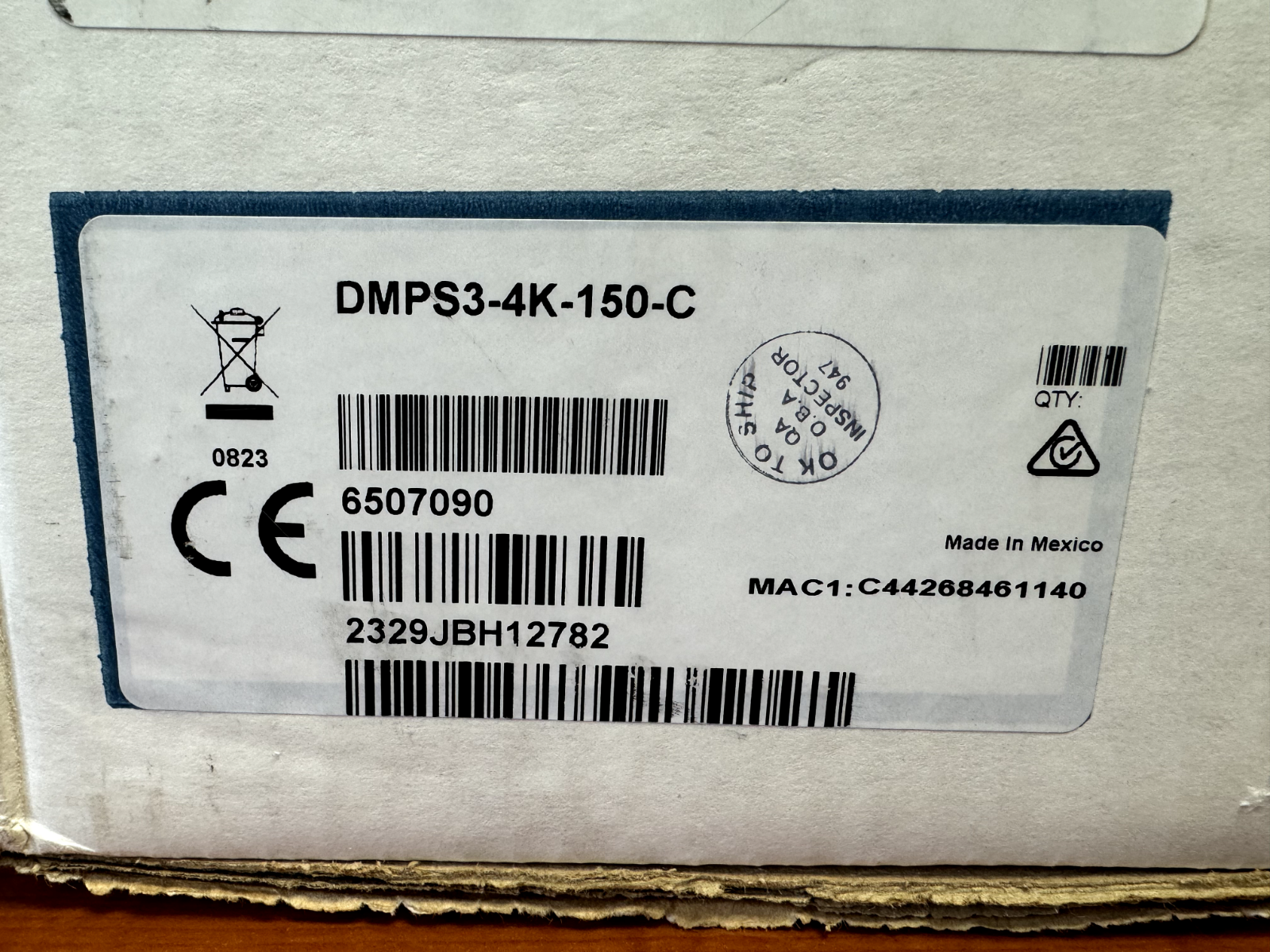 Crestron DMPS3-4K-150-C 3-Series 4K DigitalMedia Presentation System 1 ...
