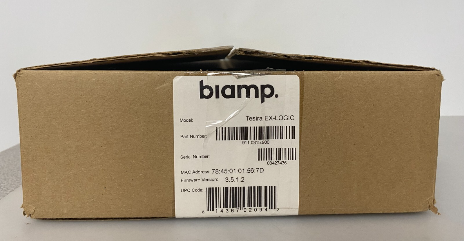 Biamp Tesira EX-LOGIC Control and Interface Expander (P/N: 911.315.900 ...