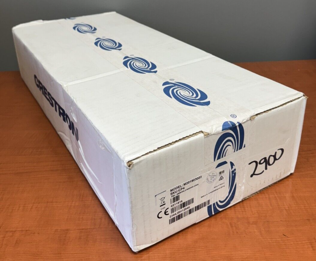 Crestron CP4 4-Series Control System 6511816 M201903003 NEW – LPAV