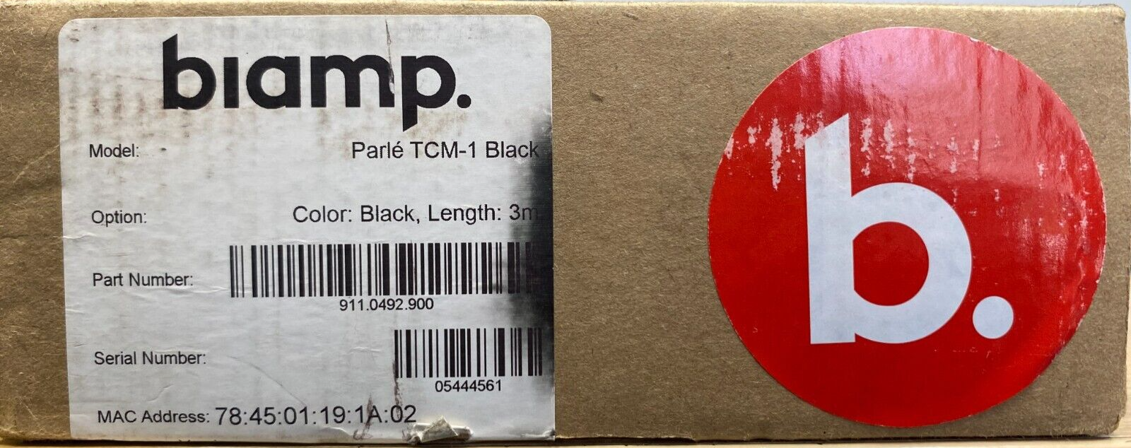 Biamp TCM-1 (P/N: 911-0492-900) – LPAV