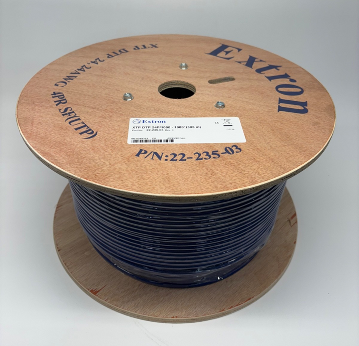 Extron XTP DTP 24P/1000 (22-235-03) Plenum Shielded Twisted Pair Cable ...