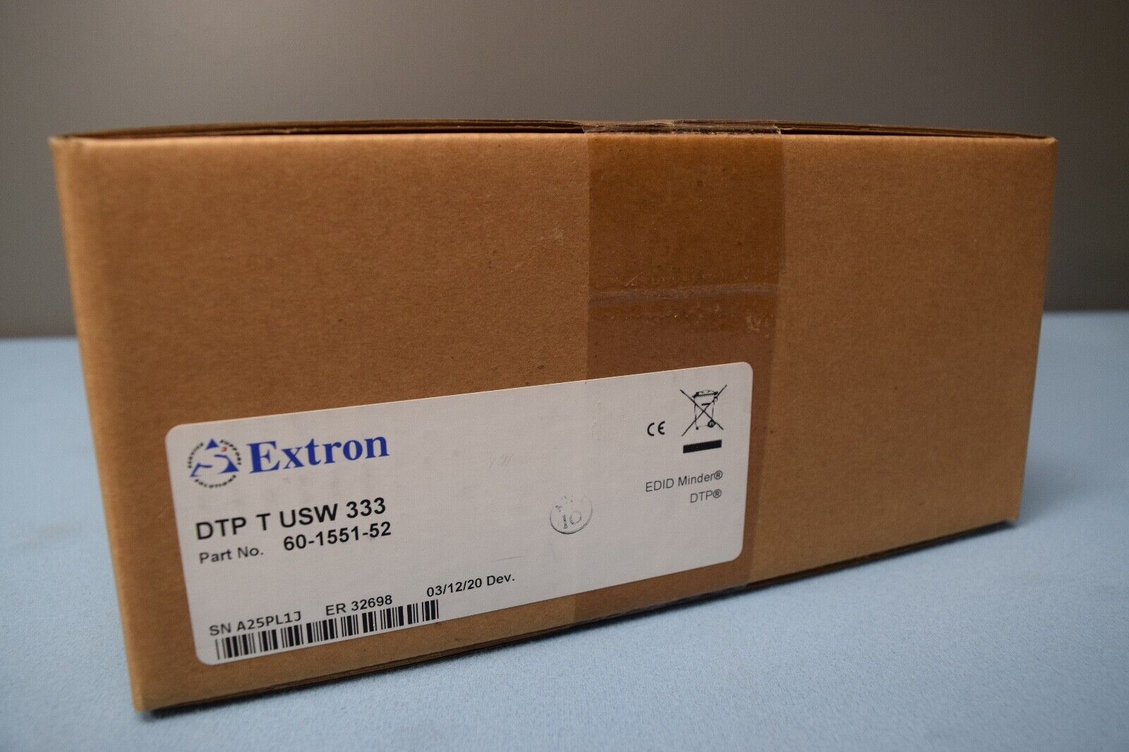 EXTRON DTP T USW 333 60-1551-52 3-Input Switcher & Long-Distance Trans ...
