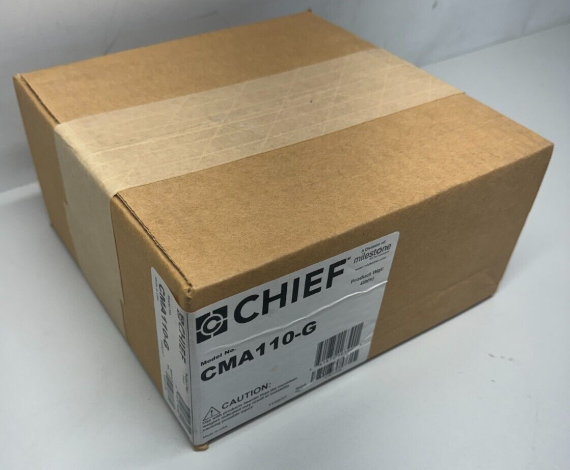 Chief CMA110-G 8 x 8" Ceiling Plate with 1.5" NPT Fitting (TAA Complia ...