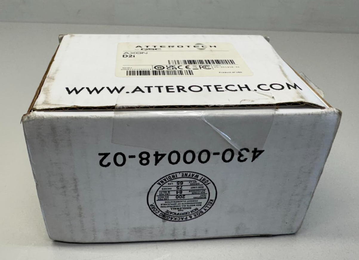 QSC Attero Tech AXON D2i Single Gang Dante/AES67 Network Audio Interfa ...