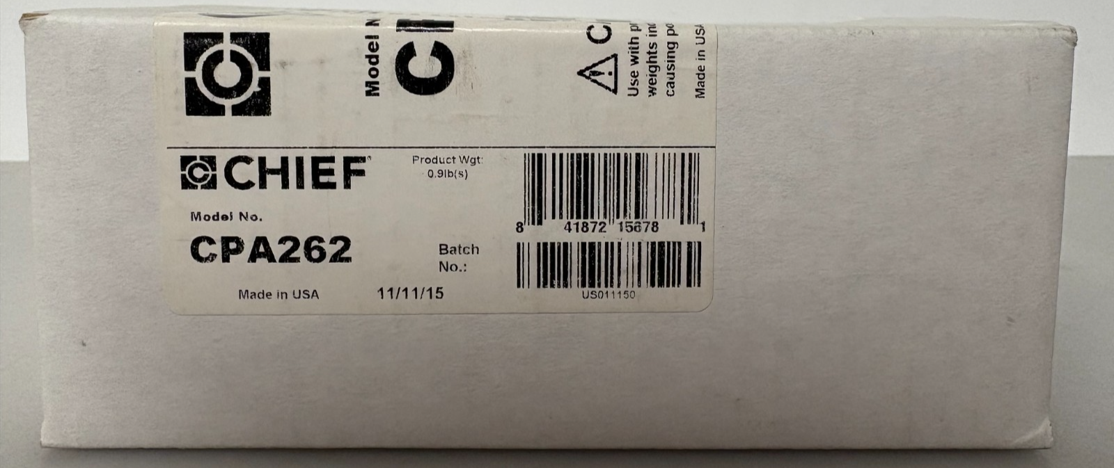 Chief CPA262 CPA Pin Connection Adapter Accessory – LPAV