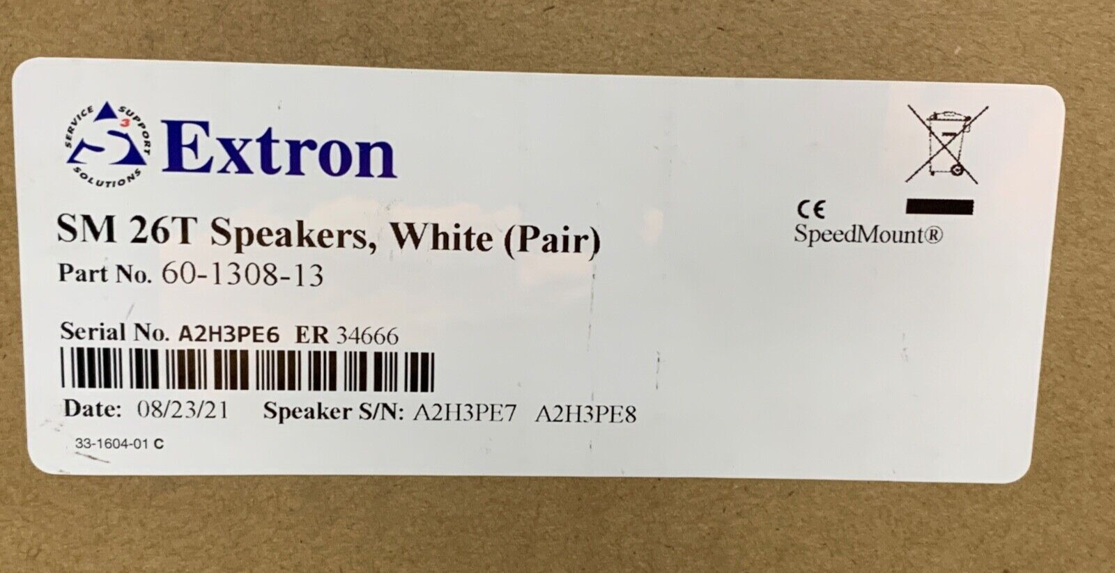 EXTRON SM 26T / 2-WAY SURFACE MOUNT SPEAKERS (60-1308-13) – LPAV