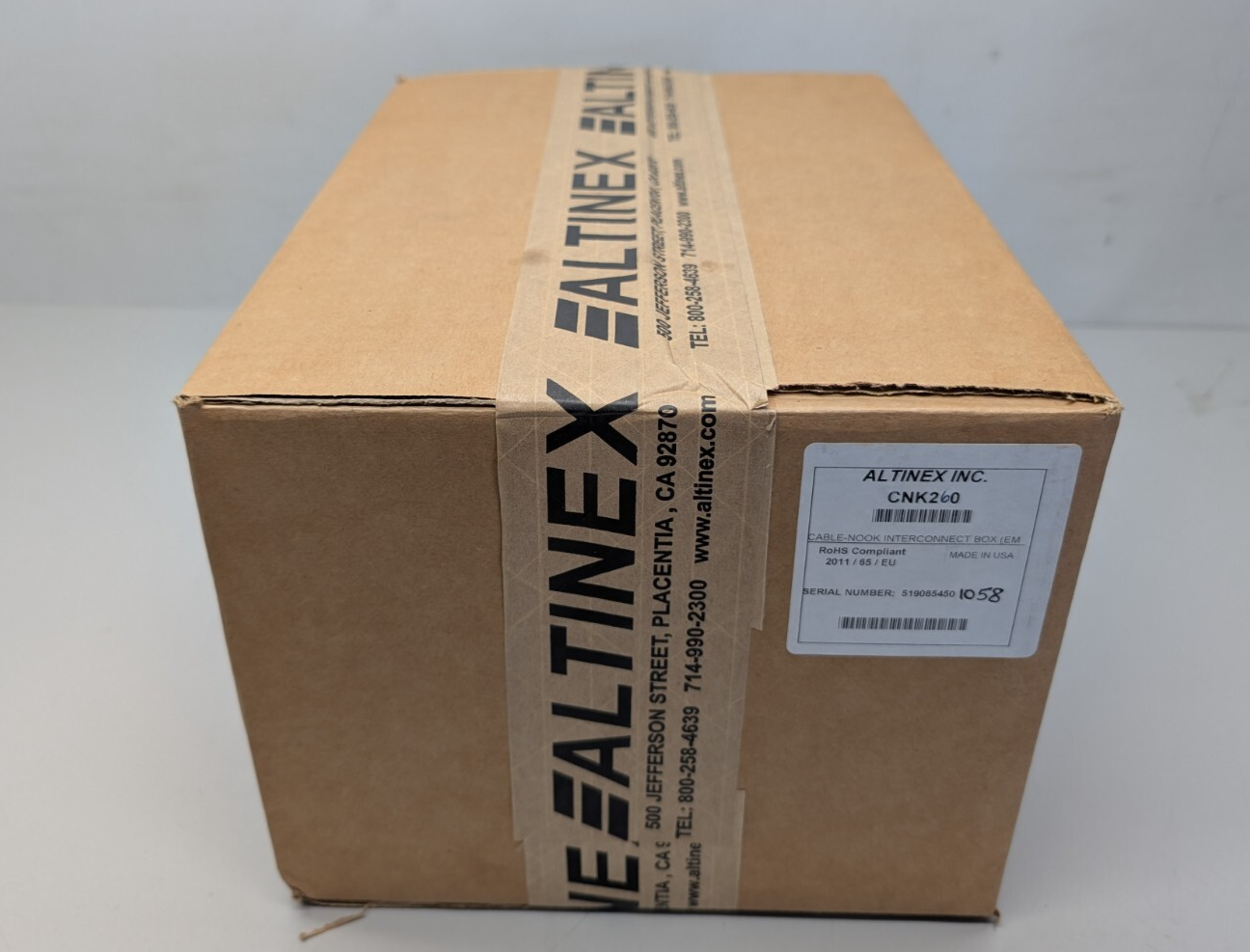 ALTINEX CNK260 Cable-Nook Interconnect Box – LPAV