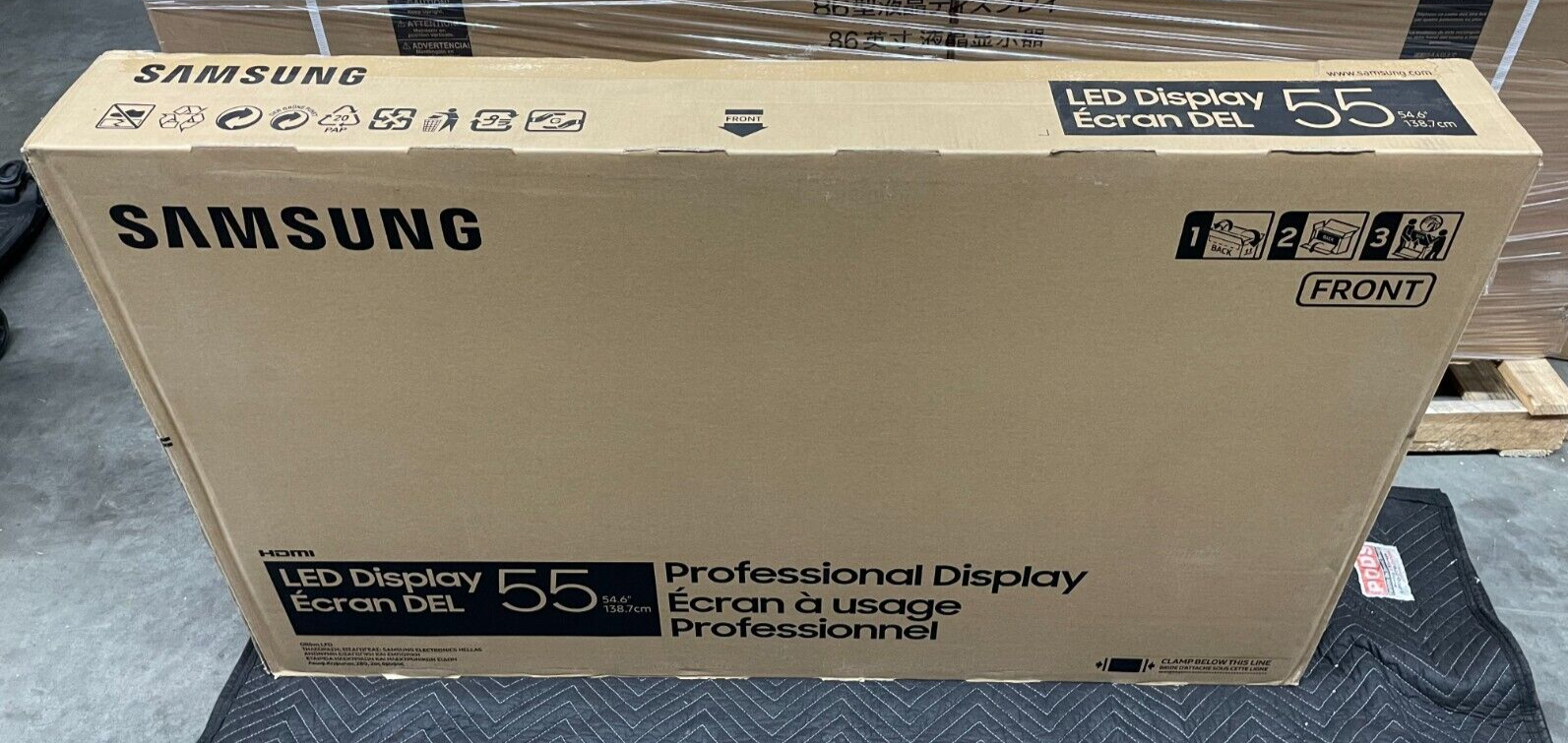 Samsung QM55R-T 55" 4K Professional Interactive Touchscreen Signage Di ...