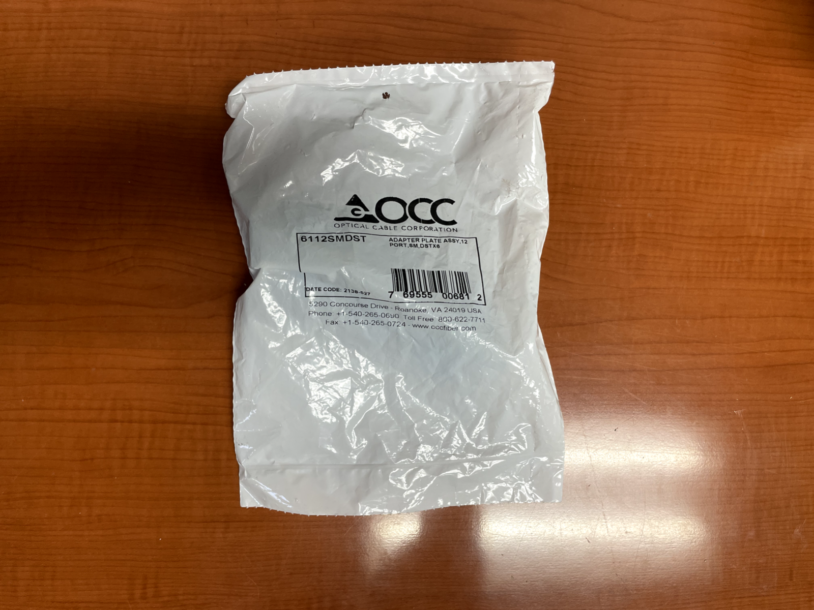 Optical Cable Corporation OCC 12-Port ST Adapter Plate 6112SMDST – LPAV