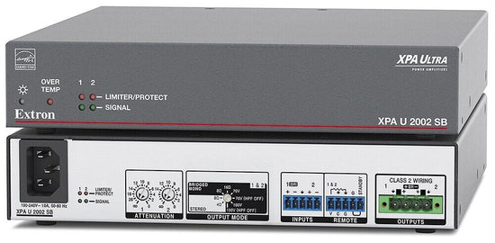 Extron XPA U 2002 SB, 2 Ch. Amp / 60-1758-01 Power Amplifier – LPAV