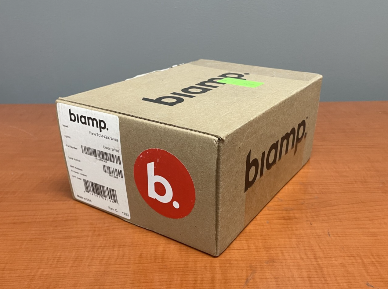 Biamp Parle TCM-XEX Expansion AVB Beamtracking Surface-Mount Ceiling M ...