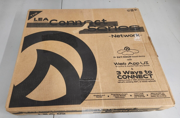 LEA Professional CS704 4-Channel Connect Series Smart IoT Audio Amplif ...