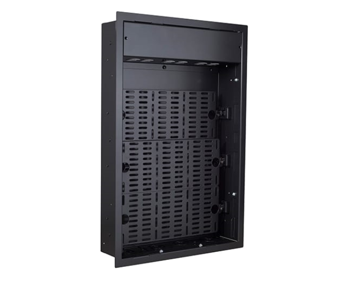 Chief PAC527FBP6 Extra Large In-Wall Storage Box with 6 Surge/Power Re ...