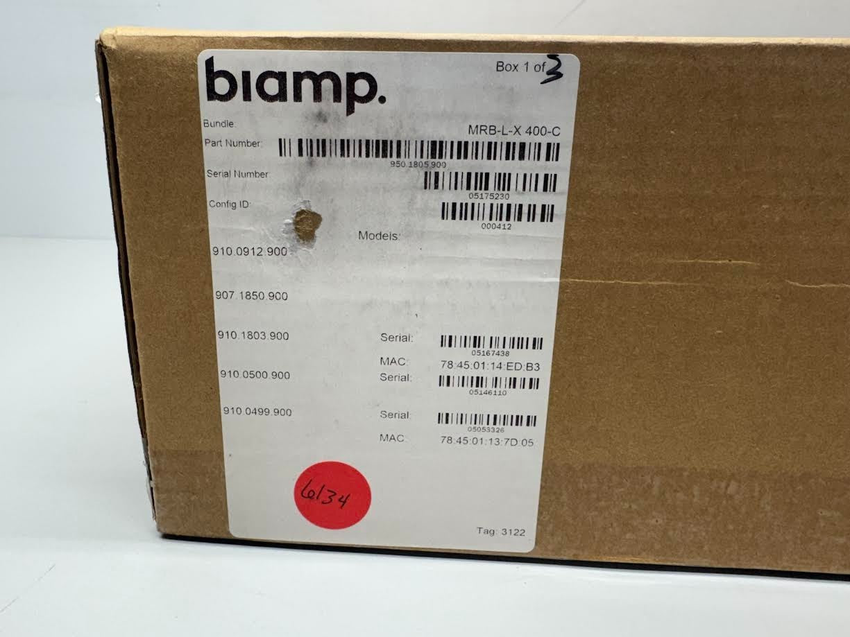 Biamp MRB-L-X400-C-CIC6 Meeting Room Bundle New Open Box – LPAV