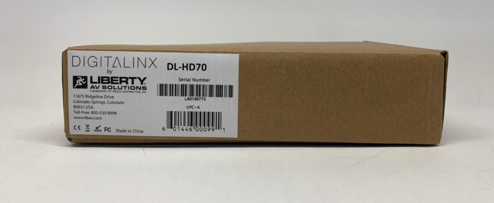 Liberty DIGITALINX DL-HD70 HDBaseT Extender Transmitter & Receiver Set ...