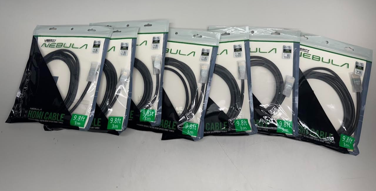 Liberty Cable NEBULA-H03M 9.84ft Nebula Series High Speed HDMI LOT OF ...