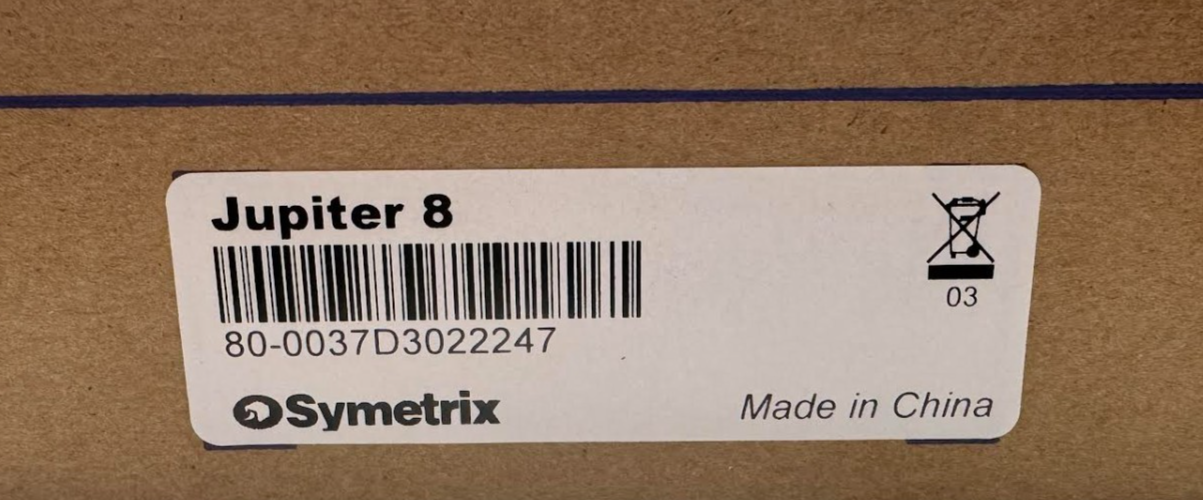Symetrix Jupiter 8 Digital Signal Processor – LPAV