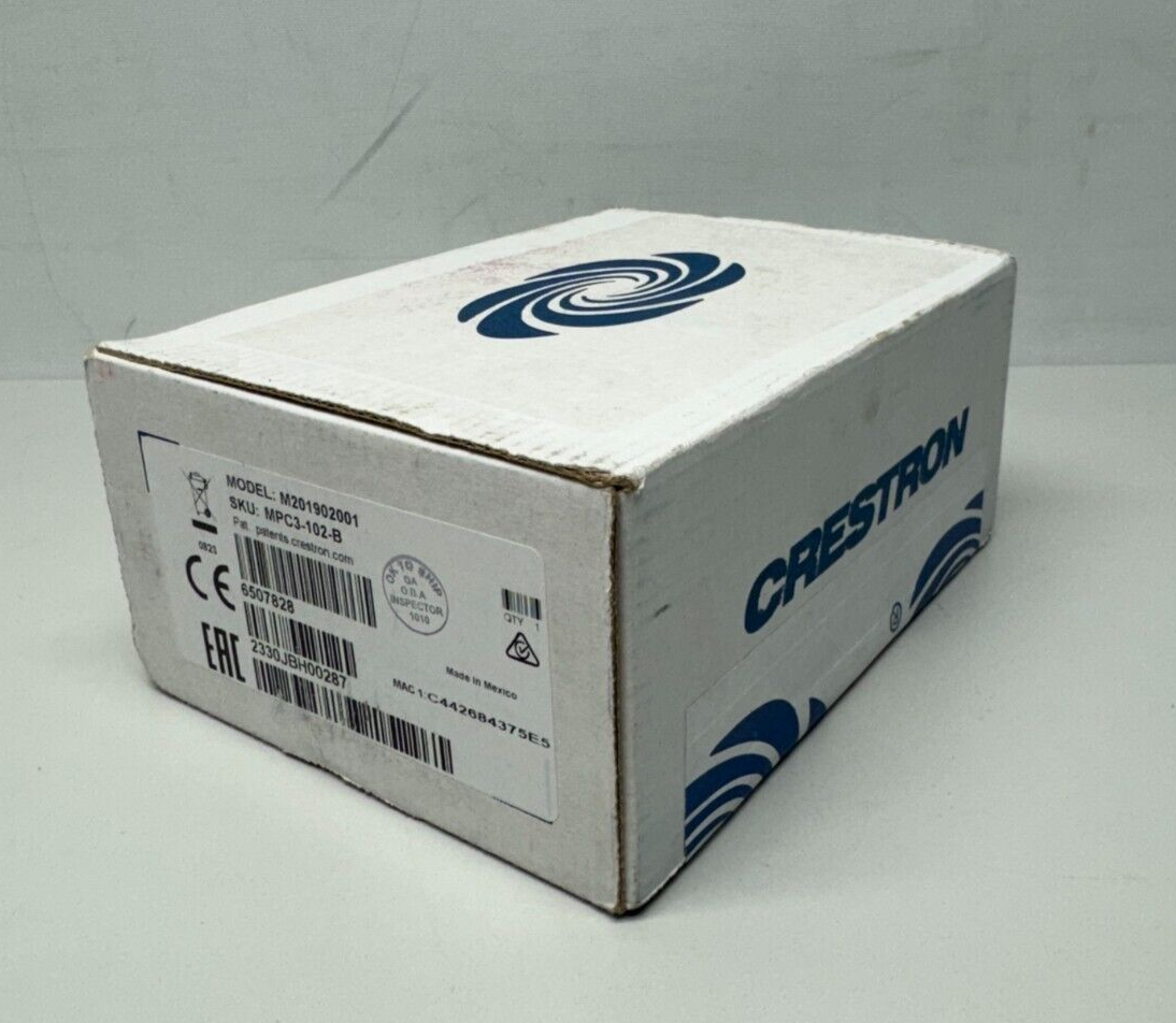 Crestron MPC3-102-B 3-Series Media Presentation Controller 102, Black ...