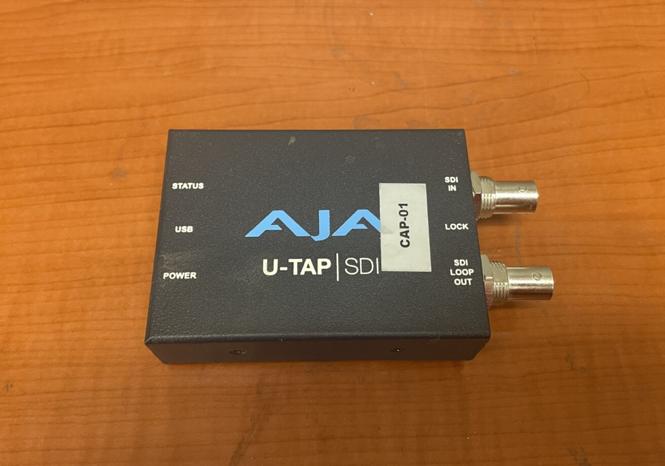 AJA U-TAP USB 3.0 Powered SDI Capture Device – LPAV
