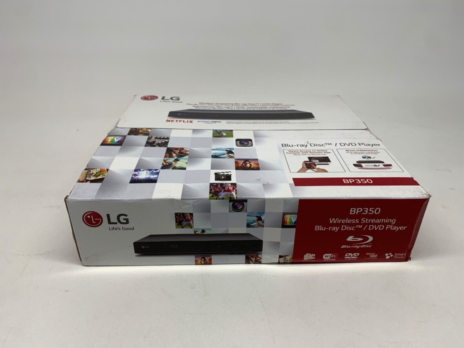 LG BP350 Wireless Streaming Blu-ray Disc / DVD Player – LPAV