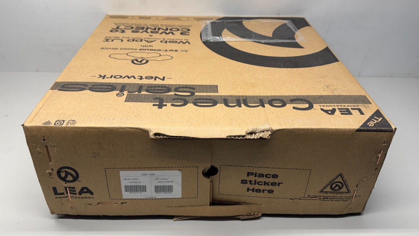LEA CONNECT 1504 4 Channel x 1500W @ 2/4/8 Ohms, 70/100V Smart Amplifi ...
