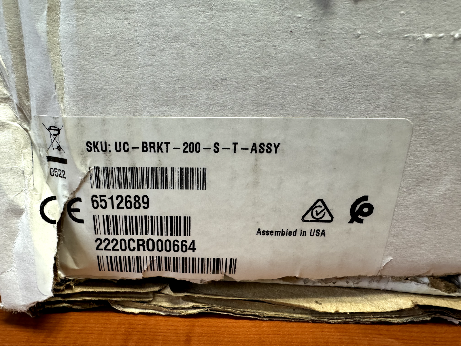 Crestron UC-BRKT-200-S-T-ASSY 6512689 UC Bracket Assembly w/ UC Engine ...