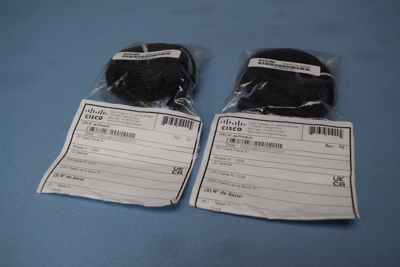 Cisco CAB-MIC20-EXT ( LOT OF 2 ) Extension Cable For C20 Microphone – LPAV
