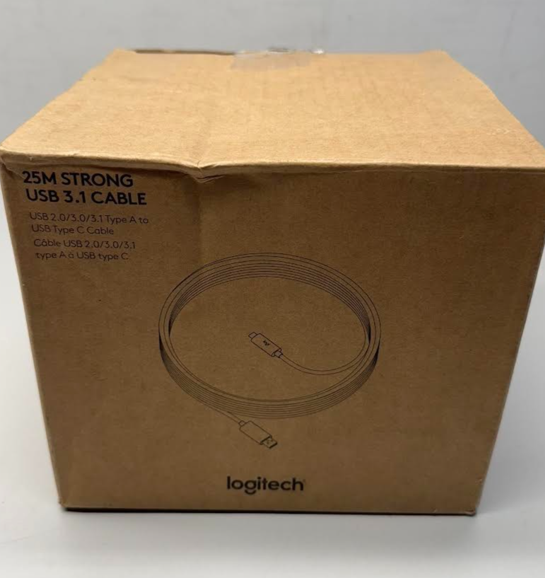 Logitech Strong USB 3.2 Gen 2 Type-A Male to USB Type-C Male Cable (82 ...