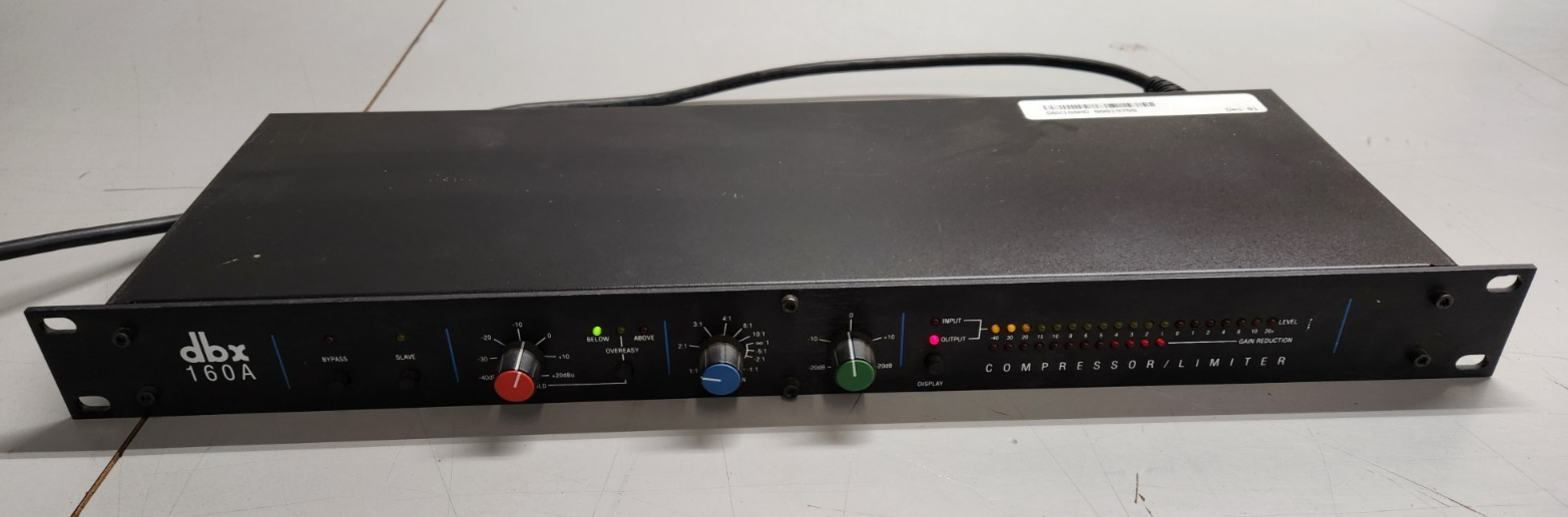 DBX 160A Mono Compressor/Limiter Dynamic Signal Processor Made in USA ...