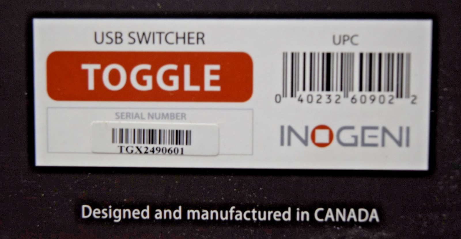 INOGENI TOGGLE USB Switcher / USB 3.0 Pro AV Switcher – LPAV