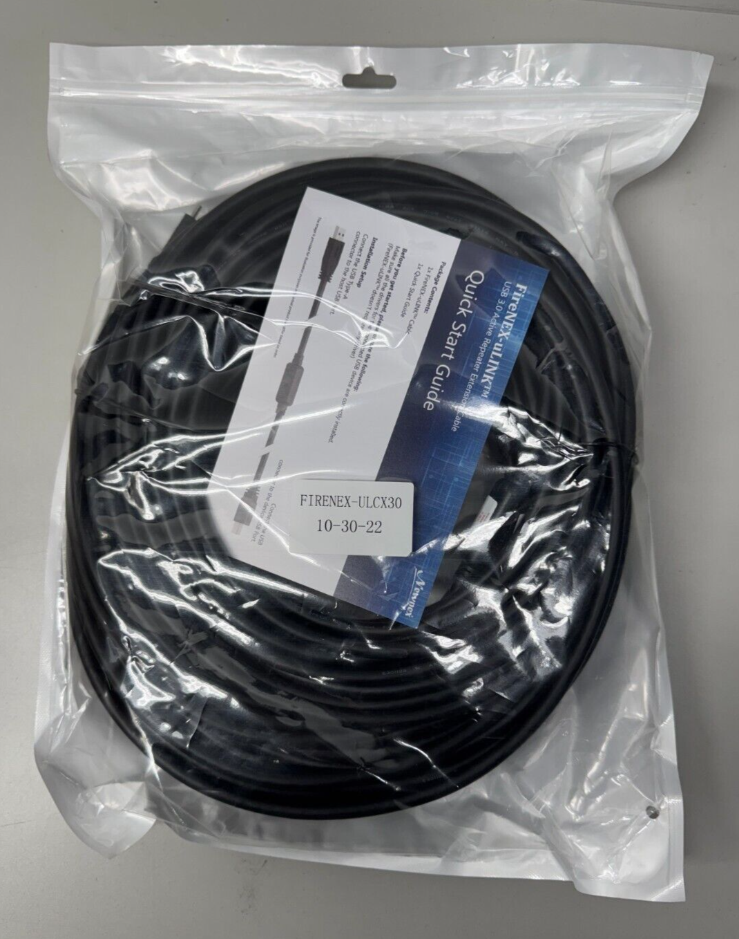 Newnex FireNEX-ULCX30 30m Active USB-C to USB 3.0 Repeater Cable M to ...