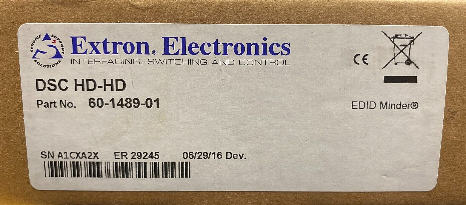 Extron DSC HD-HD (P/N: 60-1489-01) – LPAV