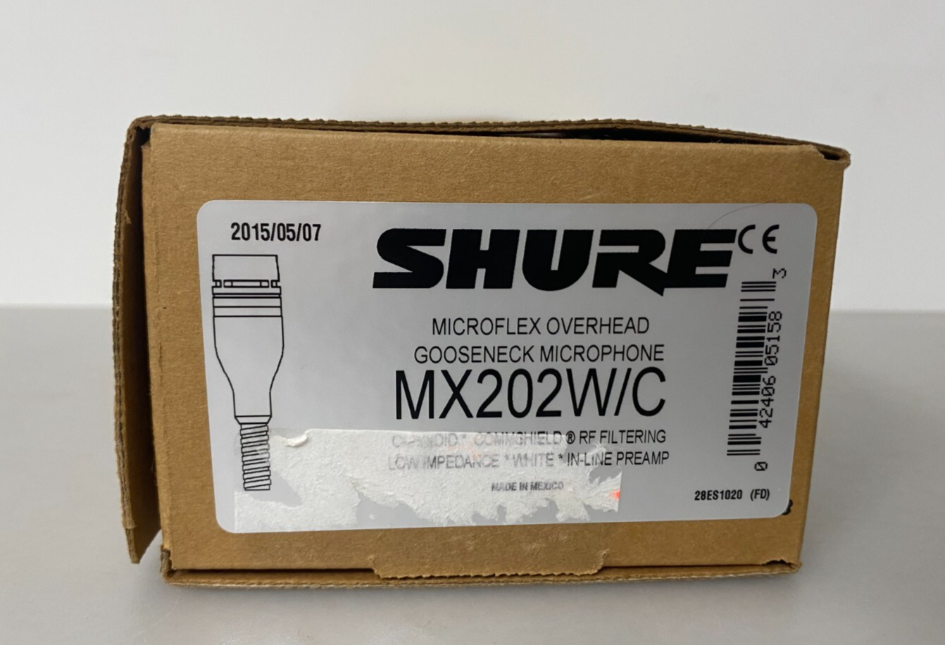Shure MX202W/C Microflex Overhead Cardioid Microphone – LPAV